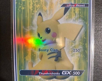 Thicc Vaporeon Charizard Gx Ex Vmax V Pokémon Card Orica | Etsy