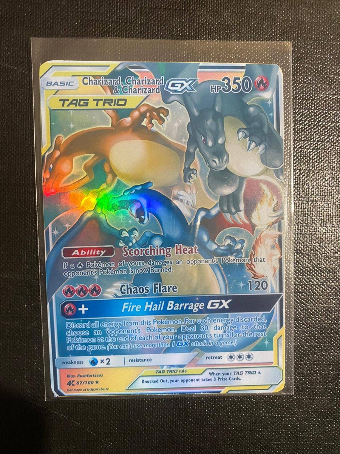 Charizard Gx Tag Trio Team Ex Vmax V Pokémon Card Orica - Etsy Canada