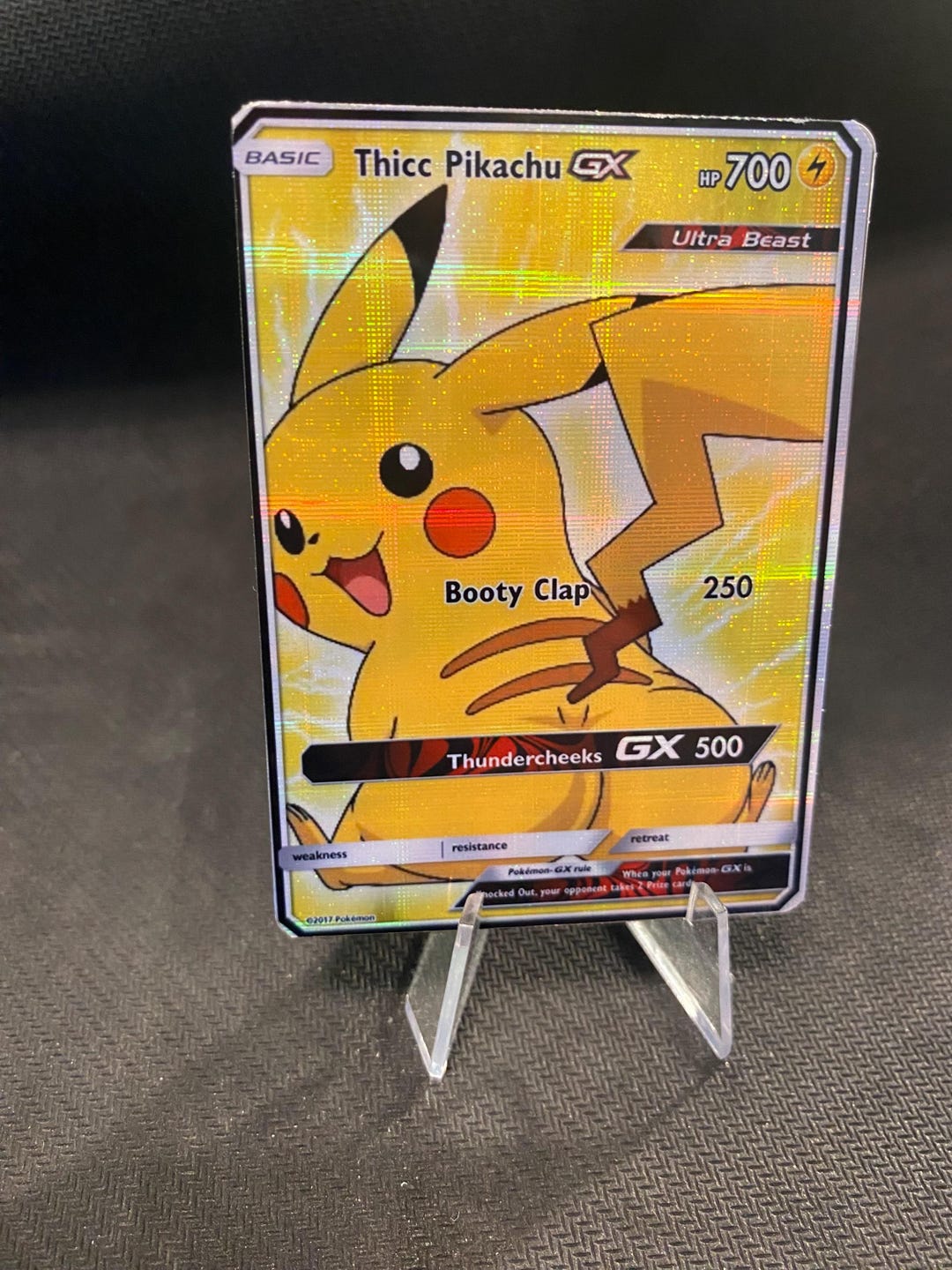Thicc Pikachu Charizard Gx Ex Vmax V Pokémon Card Orica Parallel ...