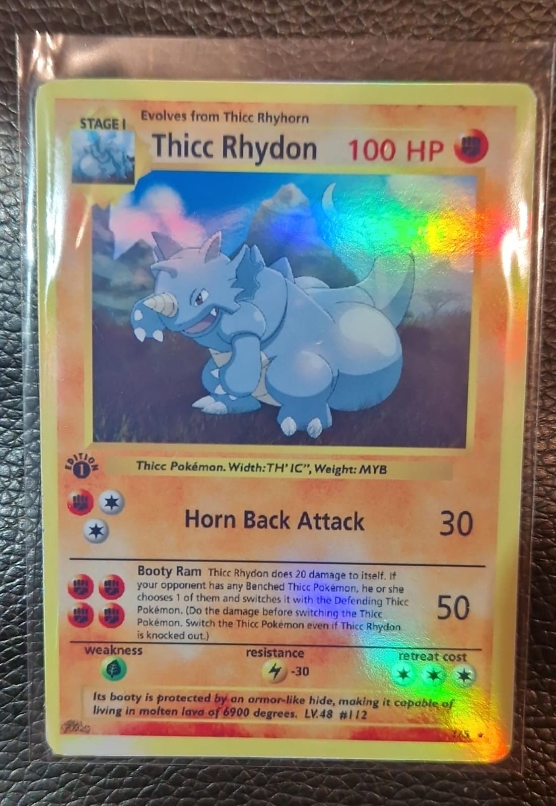Rhydon Pokemon Card