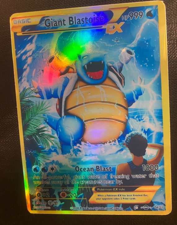 Blastoise Ex Card