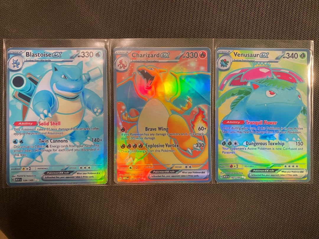 Shadow Blastoise Gx Charizard Gx Ex Vmax V Card Orica Holographic ...