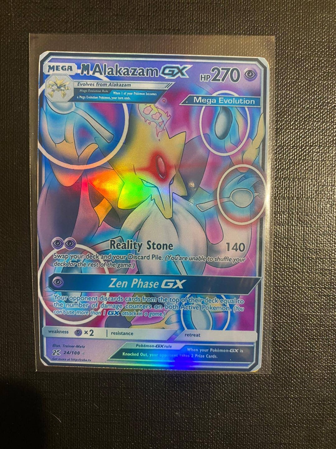 Alakazam Gx Charizard Gx Ex Vmax V Card Orica Holographic Pikachu ...