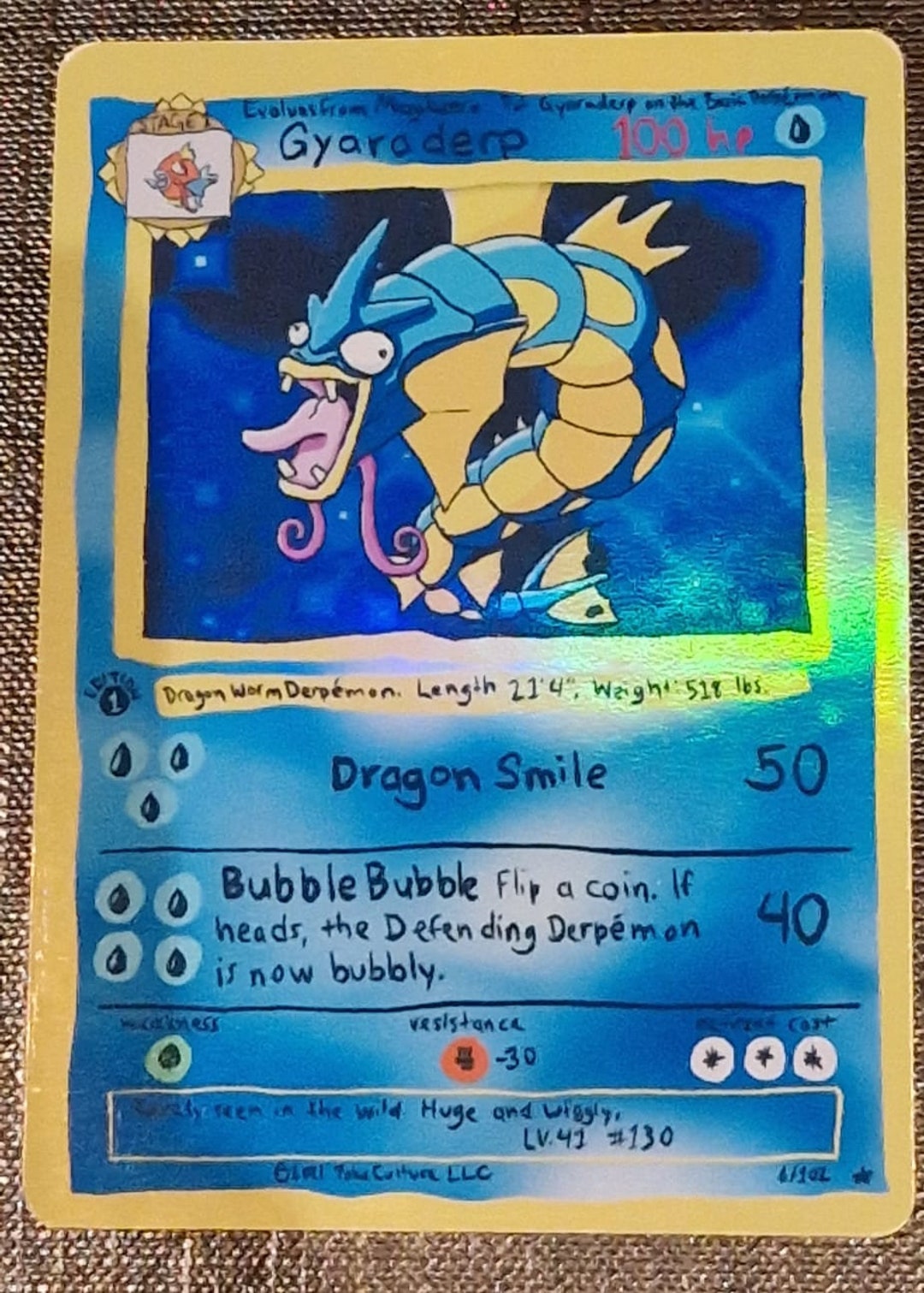 Gyaraderp Gyarados Derpy Charizard Gx Ex Vmax V Pokémon Card Orica ...