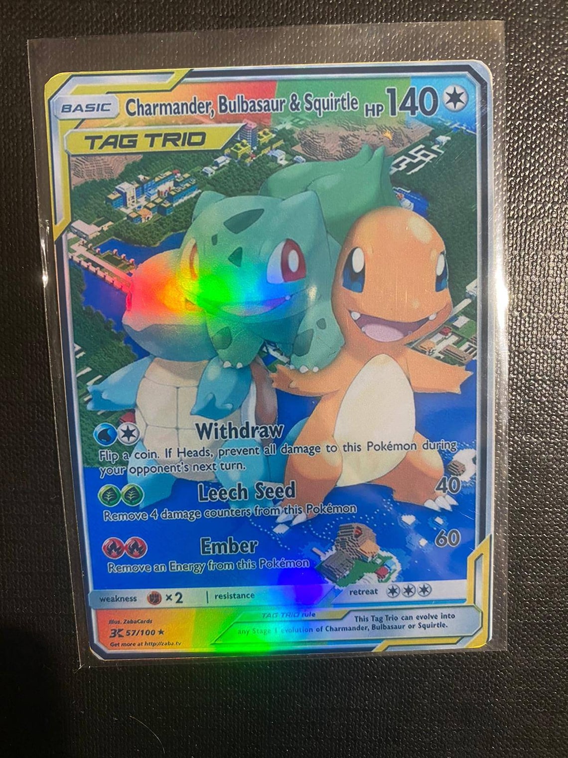 Charmander Squirtle Bulbasaur Trio Gx Charizard Gx Ex Vmax V - Etsy