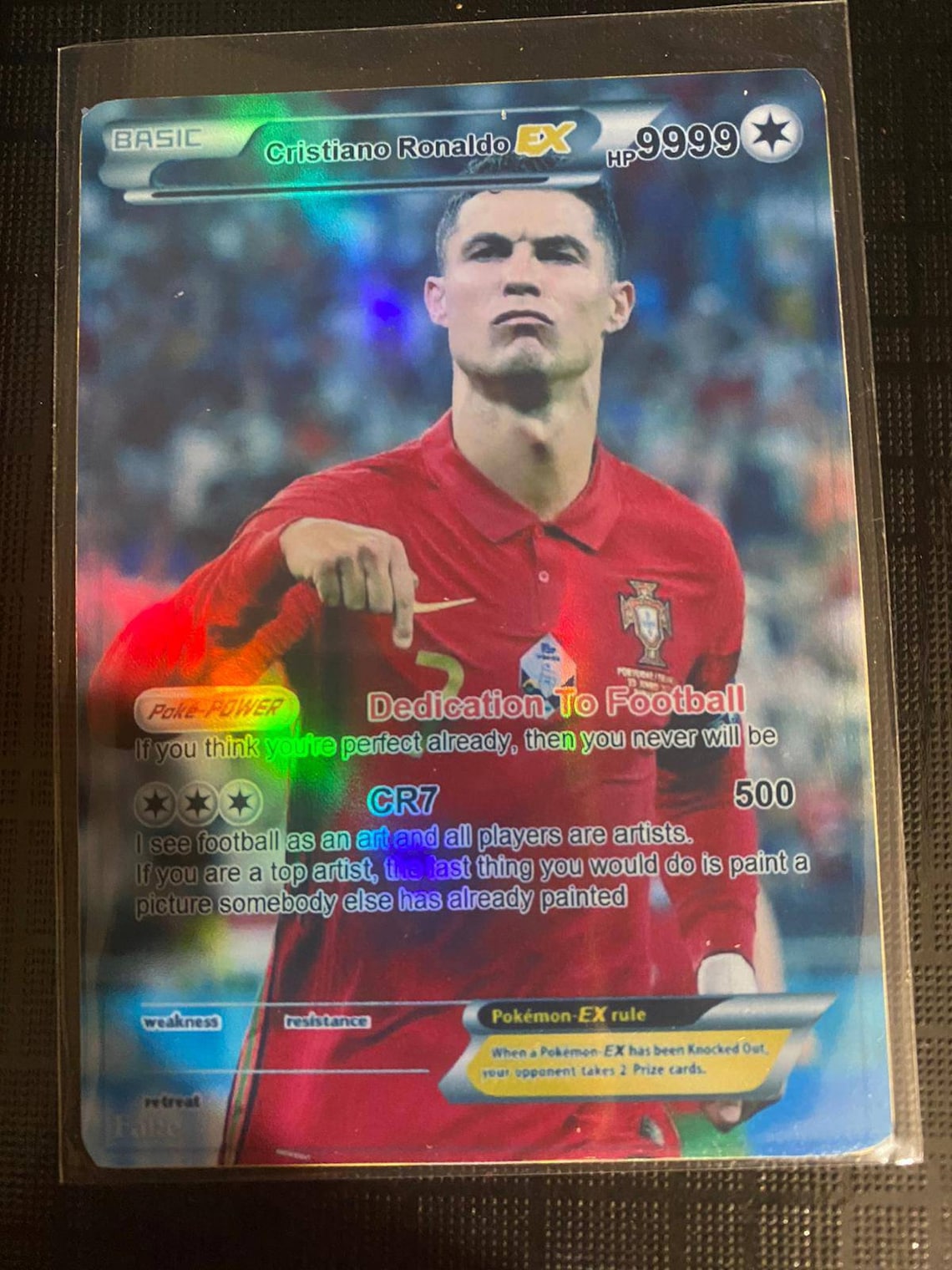 Cristiano Ronaldo CR7 Gx Ex Vmax V Pokémon Card Orica - Etsy