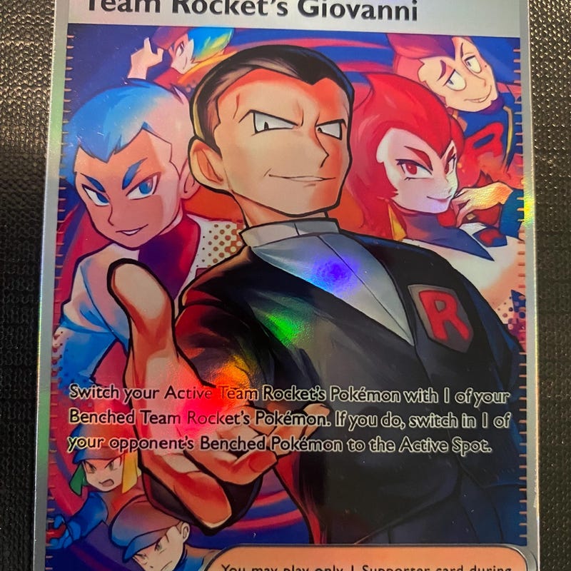 Giovanni Mewtwo Card - Etsy