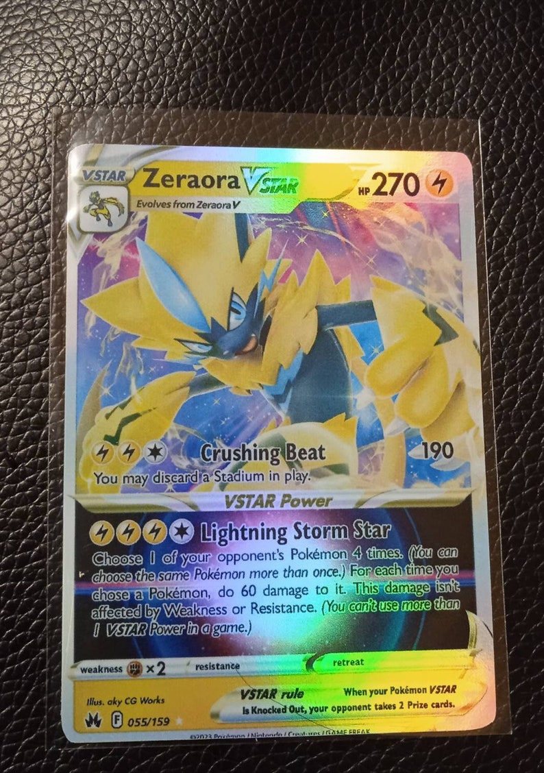 Zeraora Vstar Universe Set Gx Ex Vmax V Vstar Card Orica - Etsy