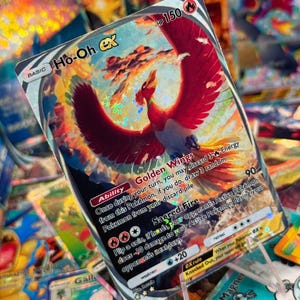 Ho-oh Ho Oh Shiny Shining Ex Tcg Gx Vmax V Card Holographic Full Art ...