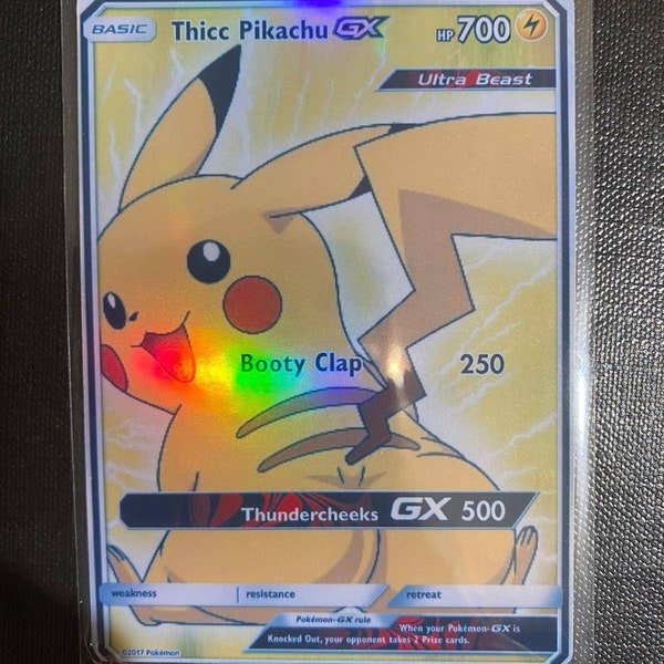 Thicc Pikachu - Etsy