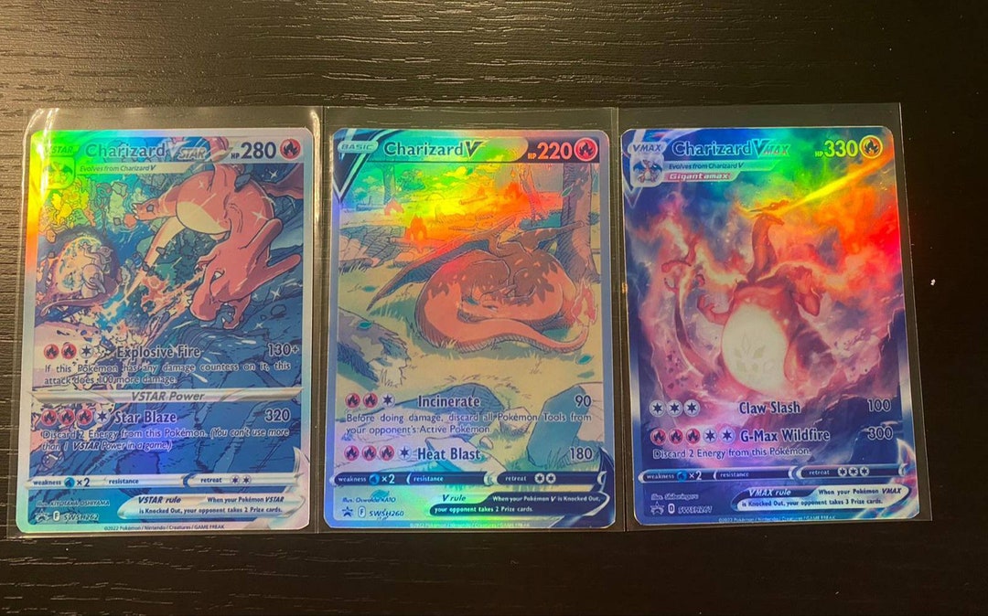 Charizard Vstar Rainbow Set Vmax Climax Gx Ex Vmax V Pokémon Card Orica ...