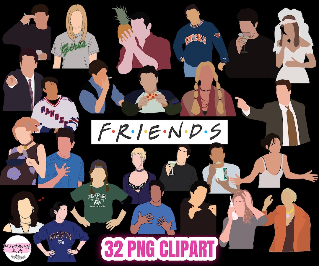 Friends, Series, Printable, Instant Download, Png, Clipart, Printable ...