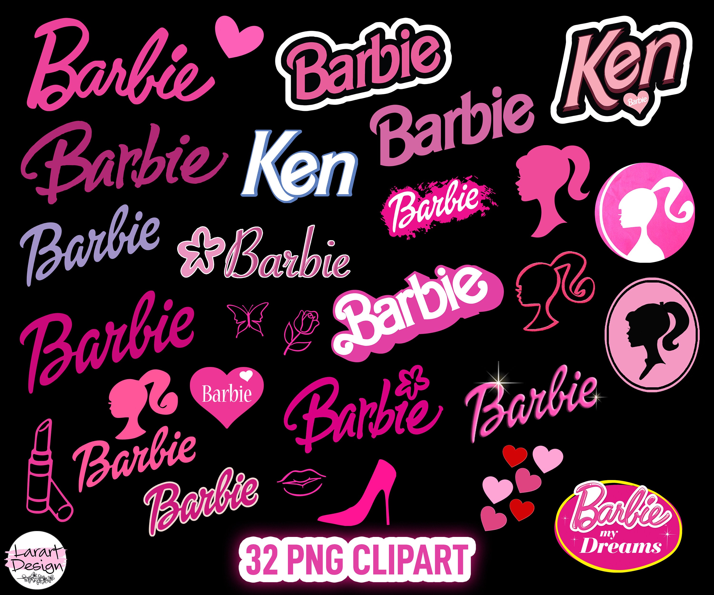 Barbie Head Logo Wallpaper
