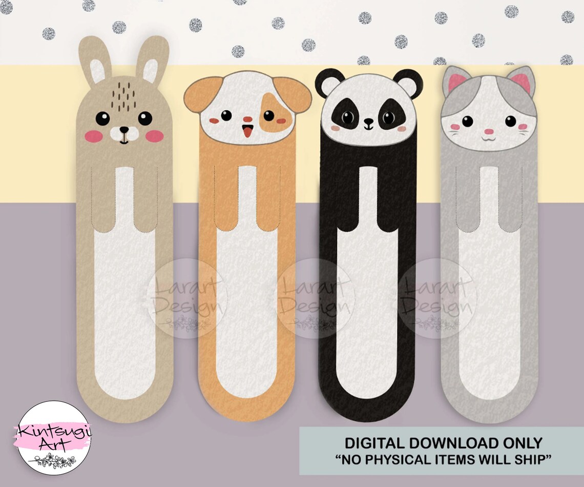 Printable Bookmarks Template, Printable Bookmarks, Bookmarks, Digital ...