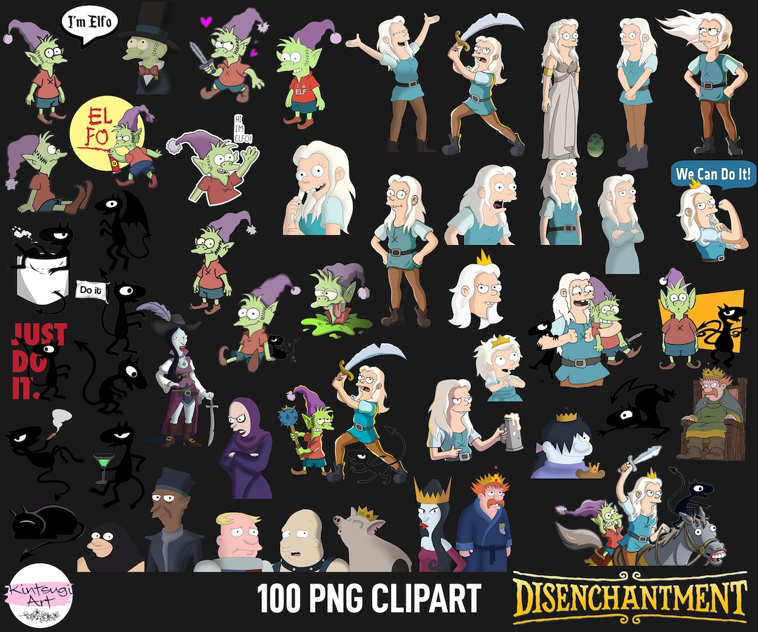 Disenchantment, Elfo, PNG, Clipart, Instant Download, Printable, Images ...