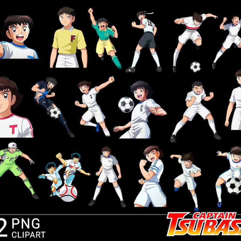 Captain Tsubasa Stickers - Etsy