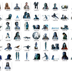 Avatar, Avatar 2, PNG, Avatar Clipart, Instant Download, Printable ...