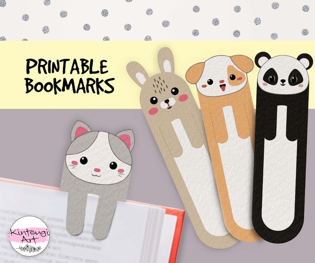 Printable Bookmarks Template, Printable Bookmarks, Bookmarks, Digital ...