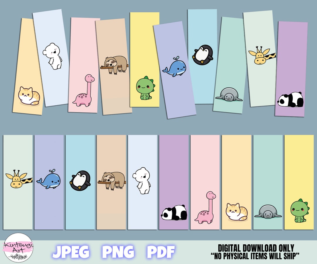Bookmarks for Kids, Printable Bookmarks Template, Printable Bookmarks ...