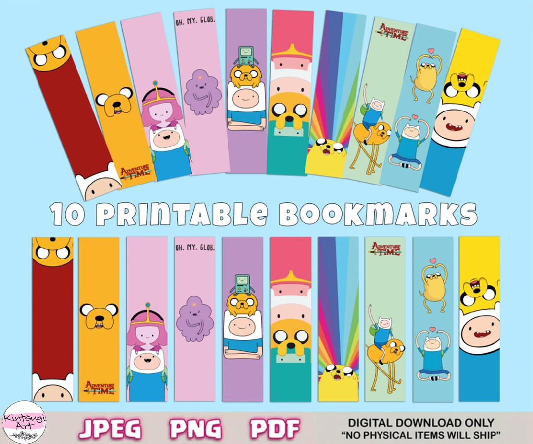 Printable Bookmarks Template, Printable Bookmarks Set, Bookmarks ...