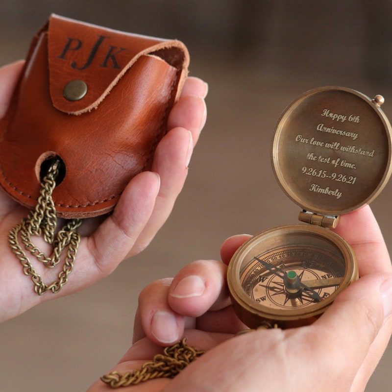 Engraved Compass - Etsy