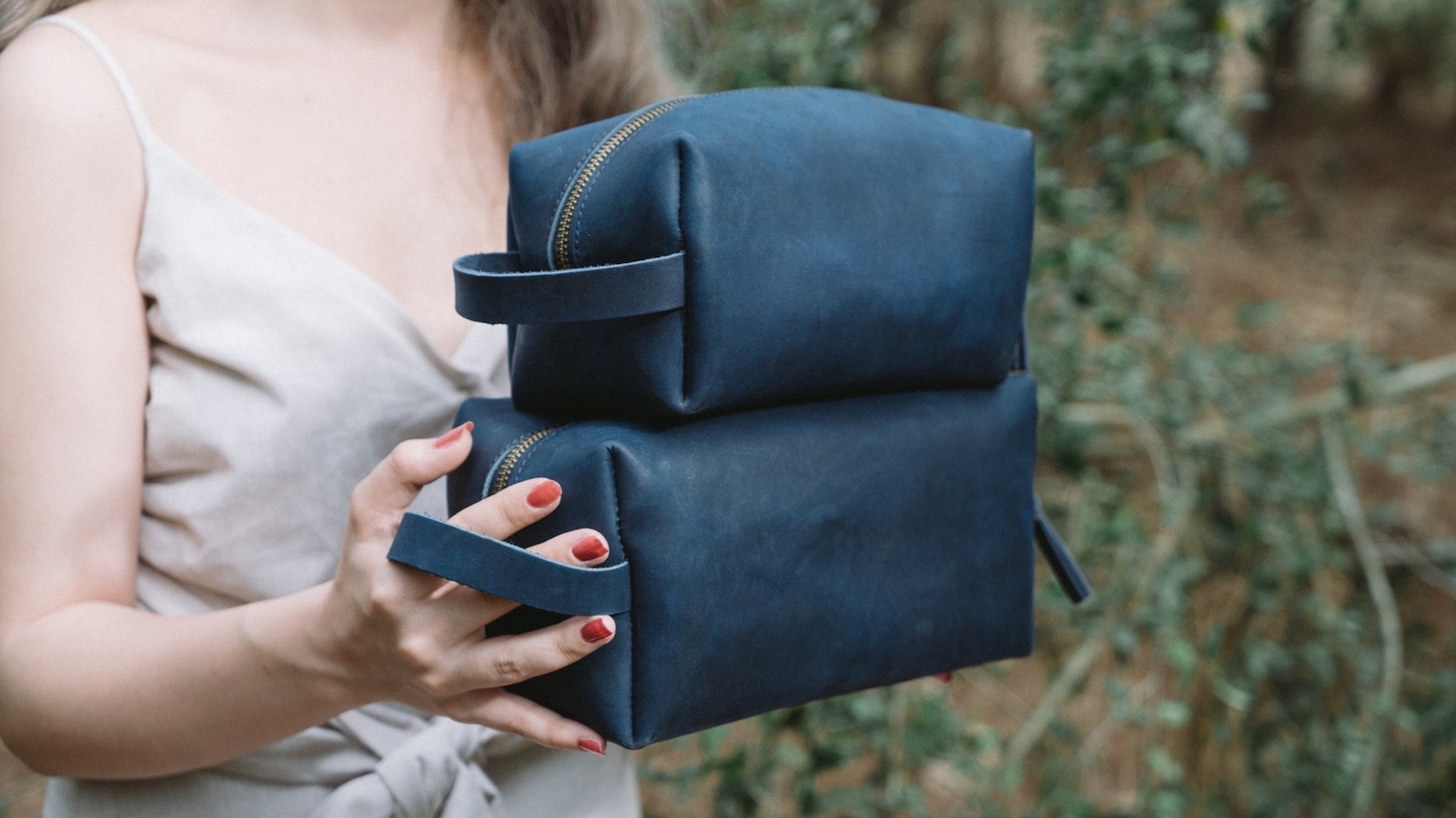 Personalized Groomsmen Gift Dopp Kit Bag Customized Leather Toiletry ...