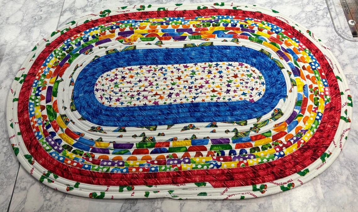 The Very Hungry Caterpillar - Oval Jelly Roll Rug - 46 Inches - House ...