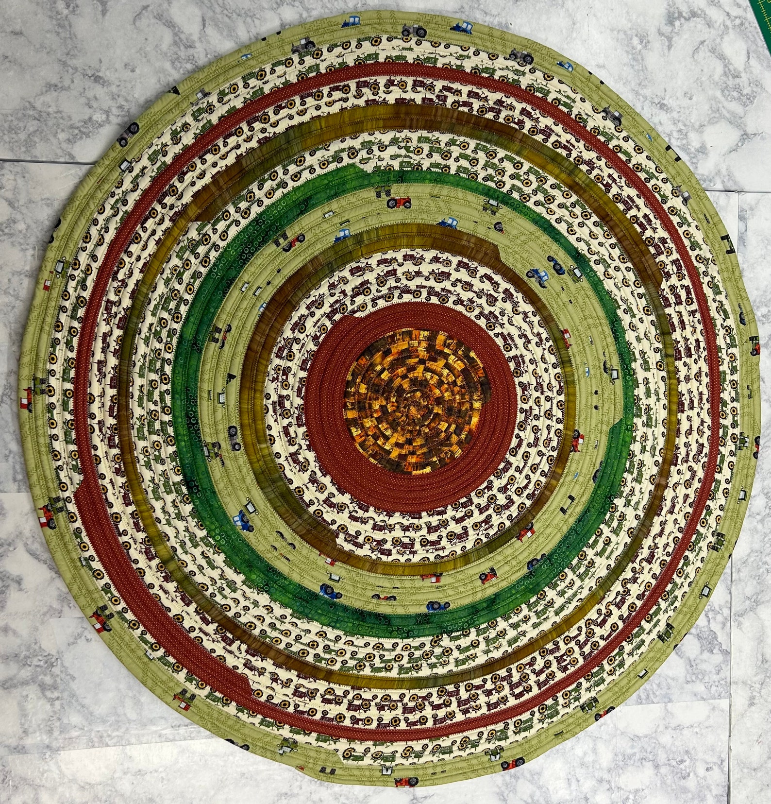 Harvest Season - Round Jelly Roll Rug - 40 Inches - House Rug - Etsy