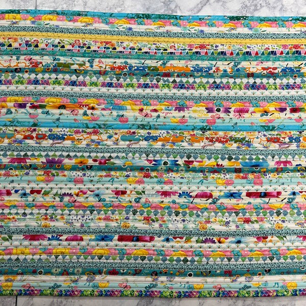 40 Strip Jelly Roll Rug - Etsy