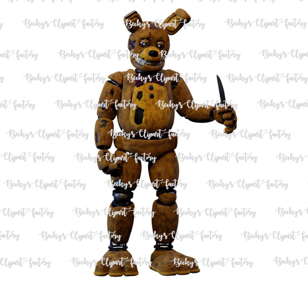 Springtrap 1 Five Nights at Freddys Png Image Clipart Printable ...