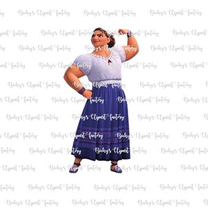 Luisa Full Pic Clipart Image, Png, for Printer - Etsy