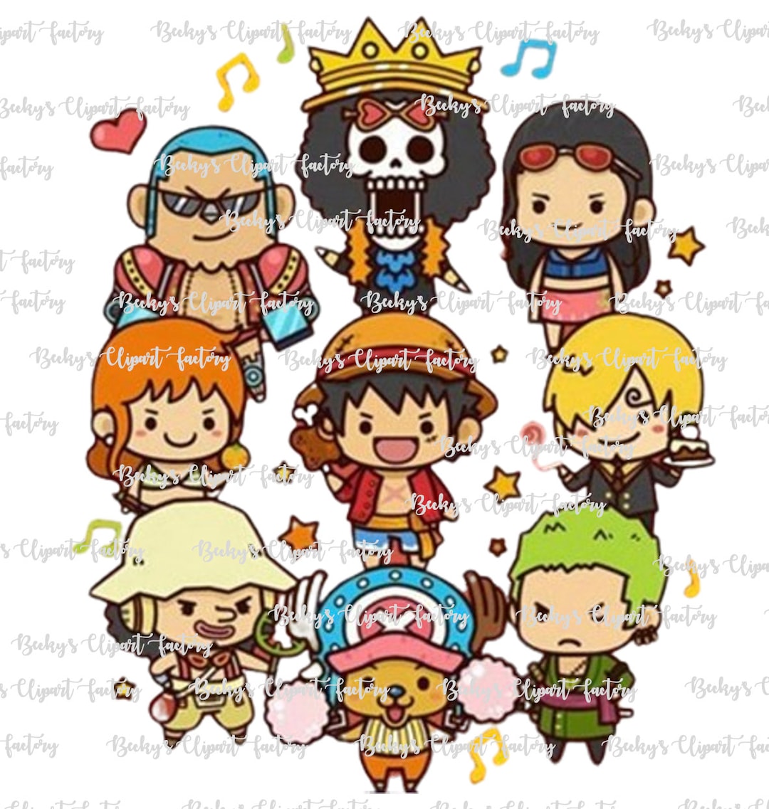 Onepiece Group 2 Clipart Png Image Printable Downloadable Png - Etsy