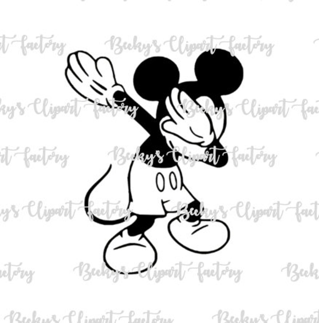 Mickey Dabbing Png Image Downloadable Printable Image - Etsy
