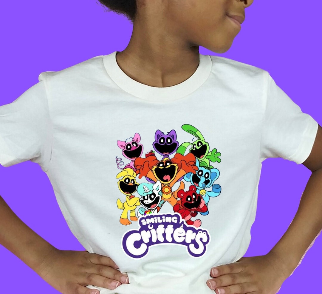 Smiling Critters Kids Tshirt Bella Canvas 3001Y - Etsy