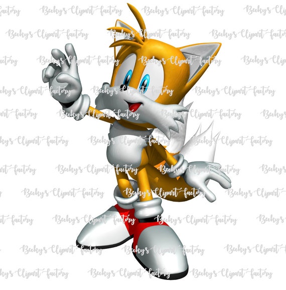 Tails Asks a Question Sonic the Hedgehog Clipart Image Png - Etsy