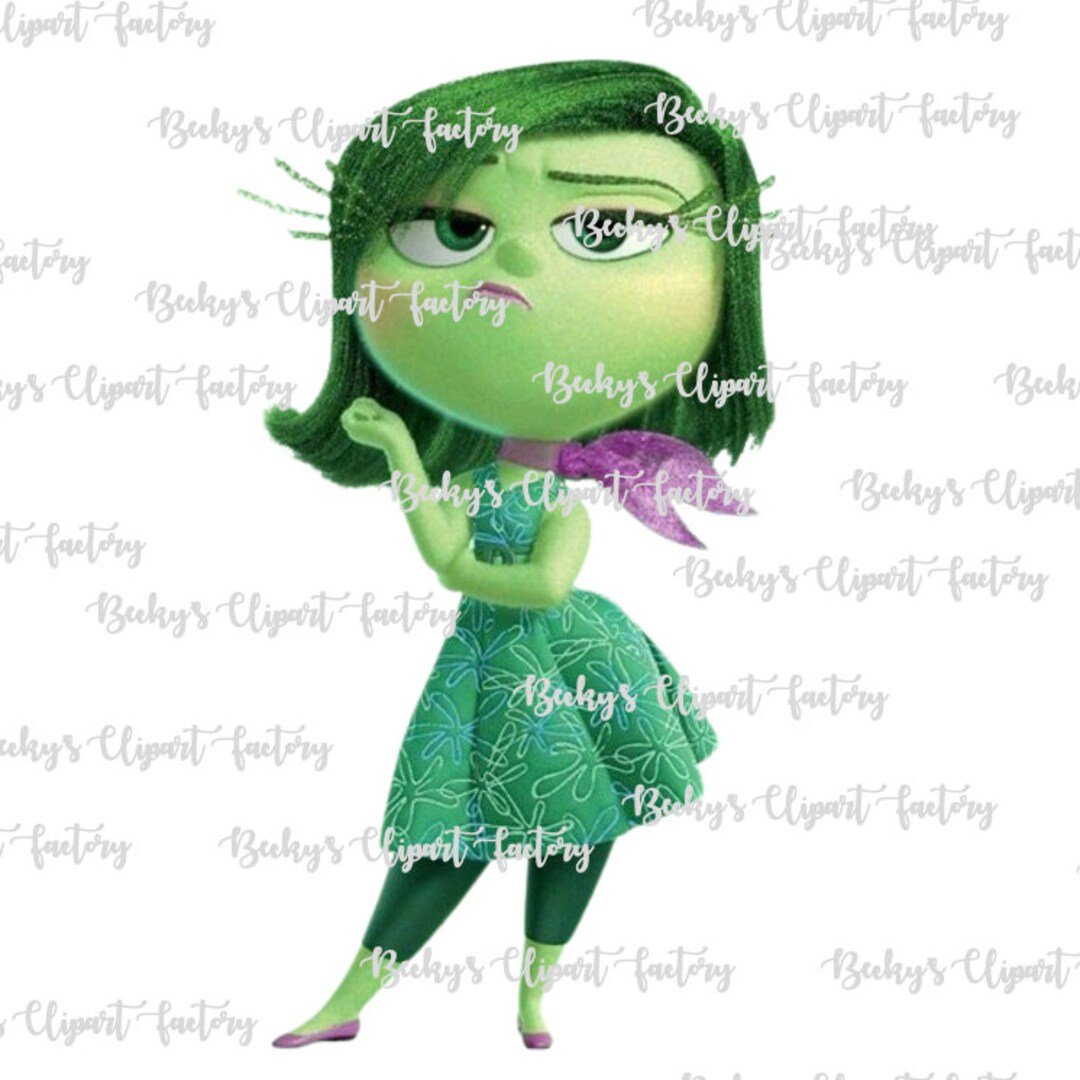 Disgust 2 Inside Out Png Image Printable Downloadable Png File - Etsy