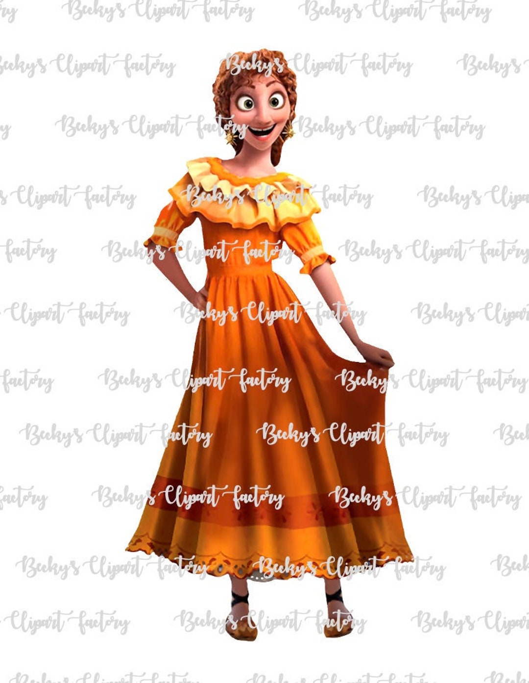 Encanto Pepa 1 Clipart Image, Png - Etsy Hong Kong