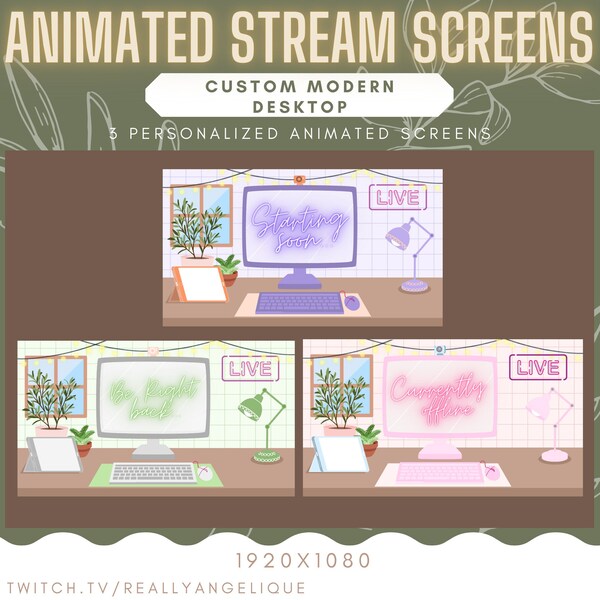 Custom Screens Twitch - Etsy