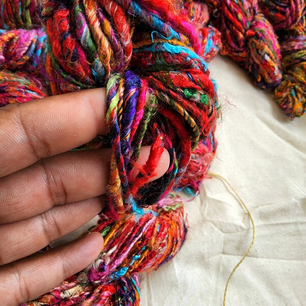 Sari Silk Yarn - Etsy