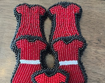 Beaded Red Dress Pin, MMIWG2S Awareness - Etsy