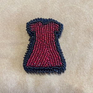 Red Dress Pin - Etsy