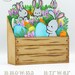 Bunny Box Card: Rustic Easter Pop up Gift (digital SVG) - Etsy