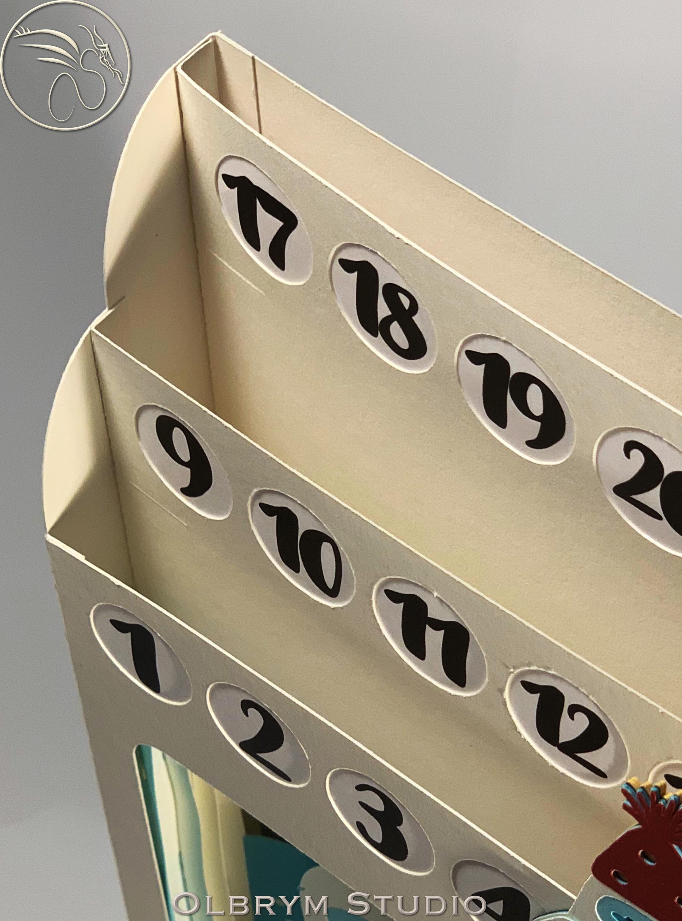 Yeti Village Bundle, Christmas Magic Tunnel Card Countdown Calendar 3D ...