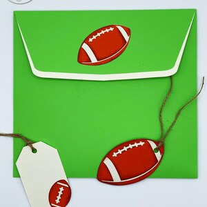 American Football Pop up Gift Card, Happy Birthday Card, Touchdown 3D ...