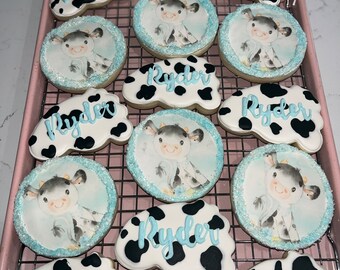 Cow Theme Baby Shower - Etsy