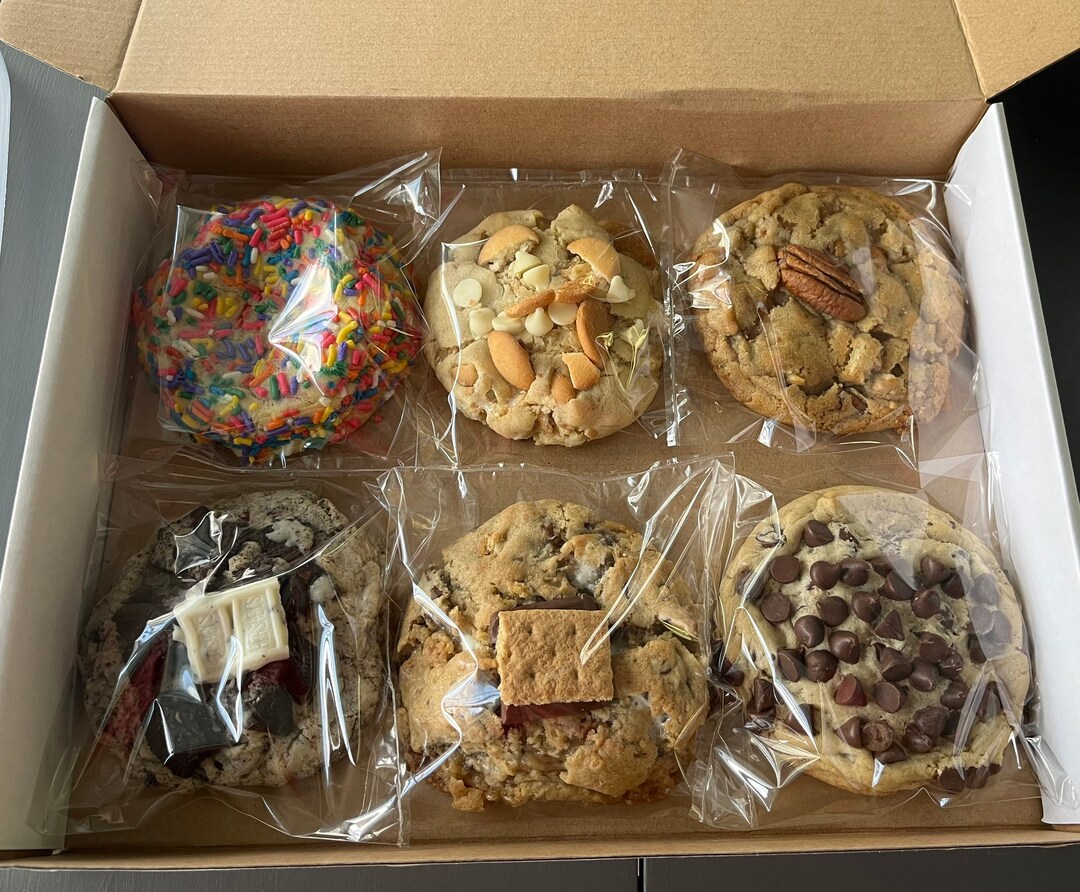GOURMET COOKIE Sampler BOX, Gift Cookie Box, Gift Basket, Thank You ...