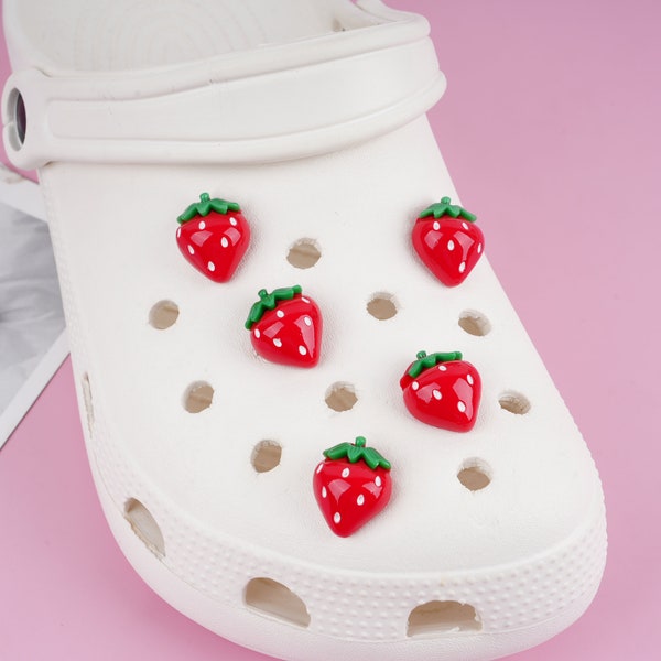 Strawberry Crocs - Etsy