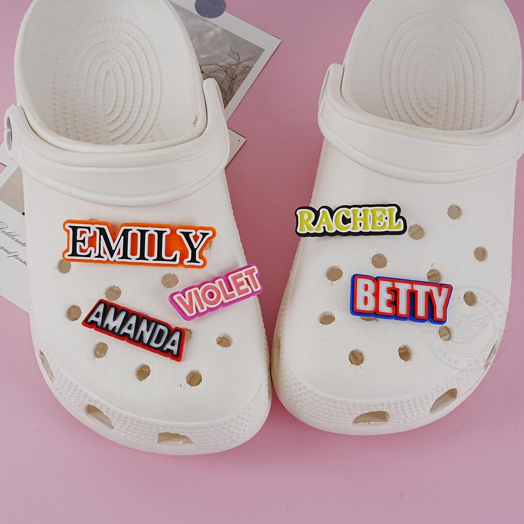 Personalized 3D Printed Name Shoe Charm, Custom Player Name Shoe Charm ...