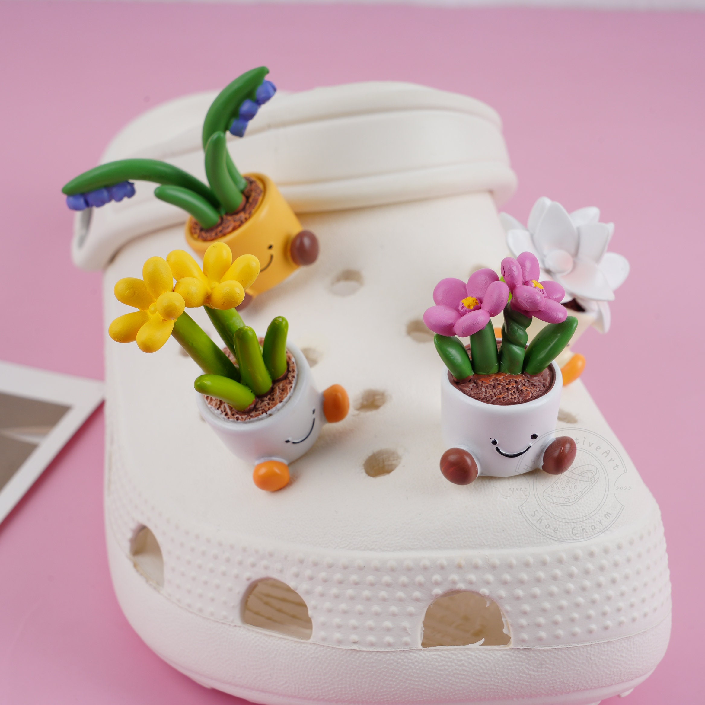 Planta De Crocks Personalizada Cannabis Bonitos Jibbits Charmes Para