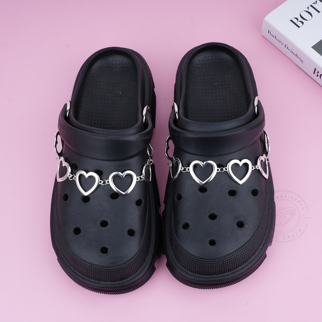 10 Style 2pcs Punk Alloy Shoe Chains Charm for Shoe Decor, Fashion ...